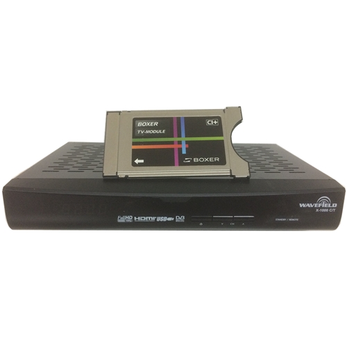 Boxerpaket (mottagare + Godkänd CA-modul) - HDTV Combobox - Satellit ...